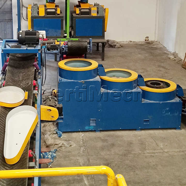 1-2T/H compound rounding fertilizer finished pellet polishing machine