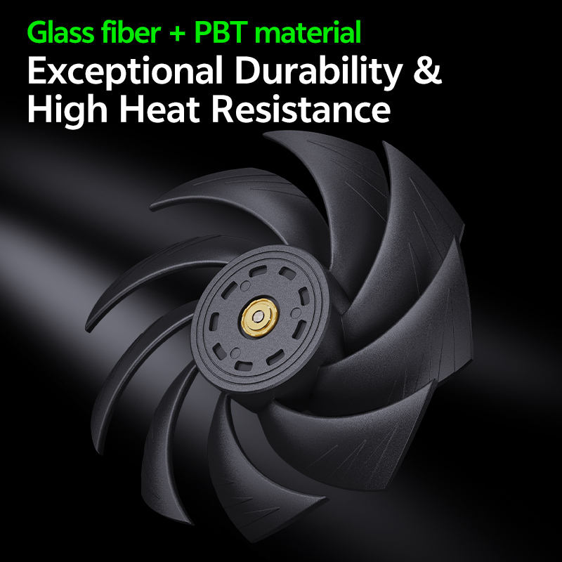 SNOWMAN 120mm Workstation PWM Fan Professional Grade Reliable Cooling ...