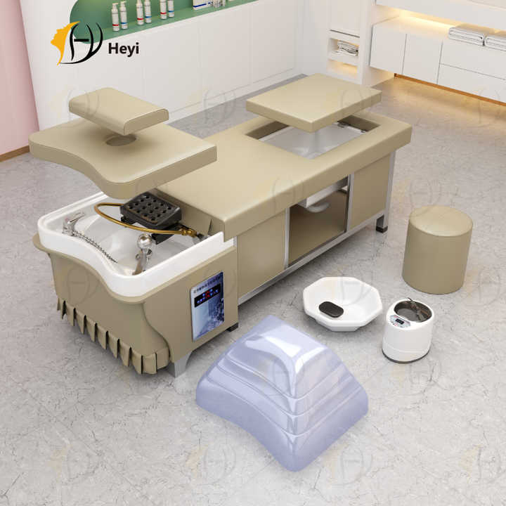 Thai Head Spa Lay down Washing Hair Chair Salon Electric Pedicure ...