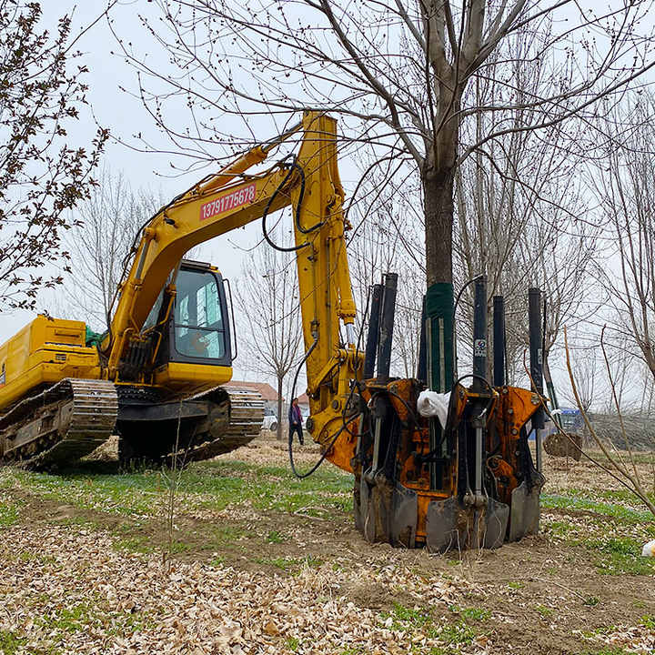 Fully Automatic Tree Spade Excavator Tree Shovel Transplanter Tree ...