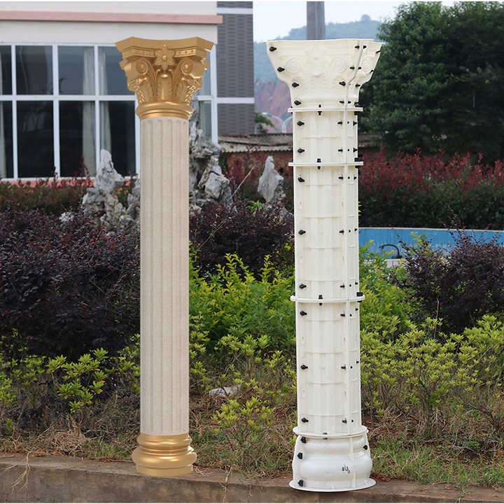 25cm x 340cm ABS Concrete Pillar Mold for Villa Decoration - OEM