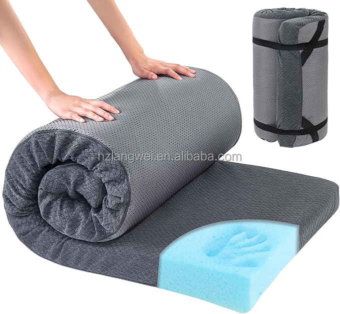 High Quality Travel Sleeping Roll up Memory Foam Camping Mattress Pads ...