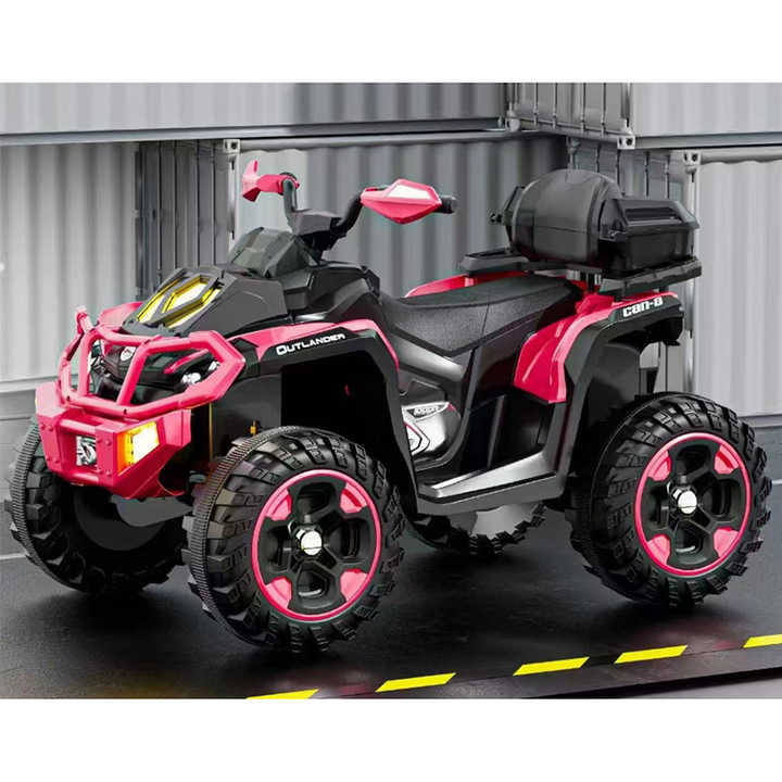 12V Electric ATV Ride-on Car for Kids Big Size Plastic Toy with 4 ...