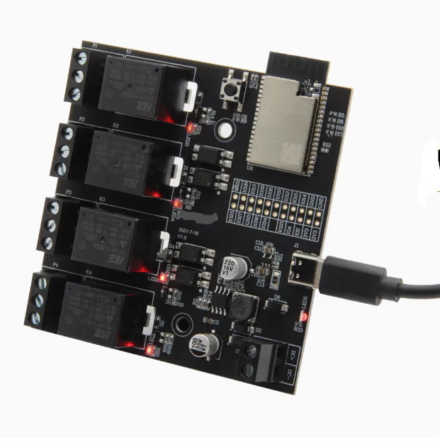 IOT Relay Board T-Relay ESP32 - Four-Way DC 5V Power Switch