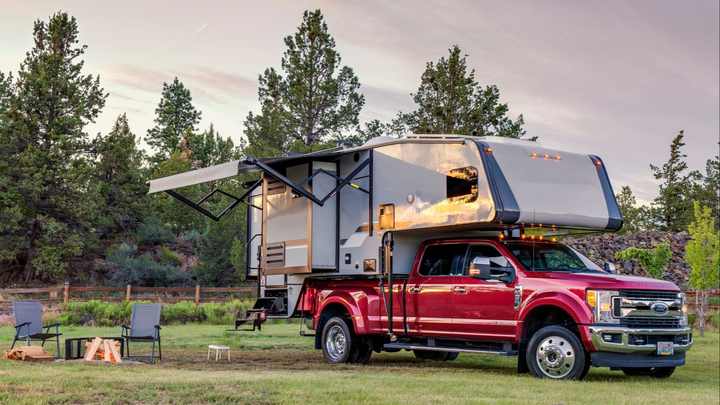 Ecocampor Short Bed Cabover Bigfoot Short Bed Slide in Truck Box Camper ...