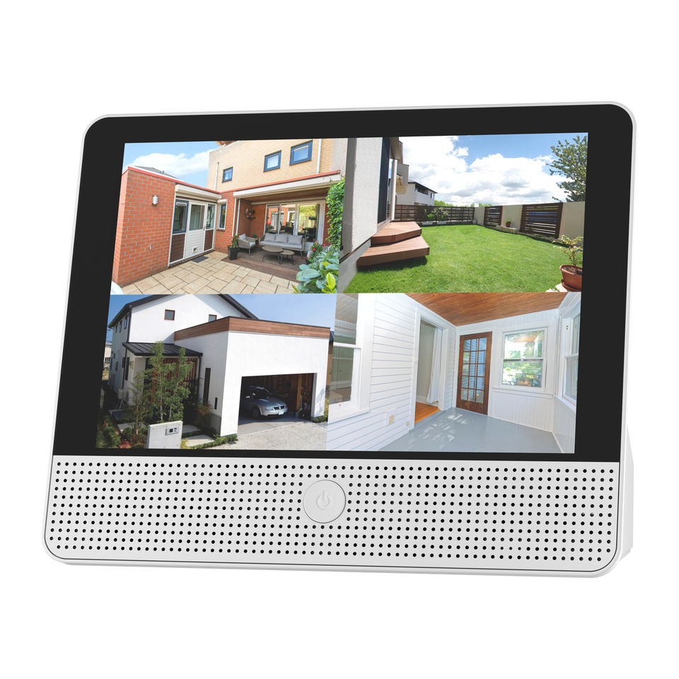 8 Channel POE NVR and Display 2-in-1 Max 16 Ch Input Guard Live APP ...