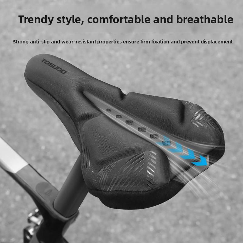 TOSUOD Unisex Adults Bicycle Seat Cover Extra-Soft Mountain Bike Lycra ...