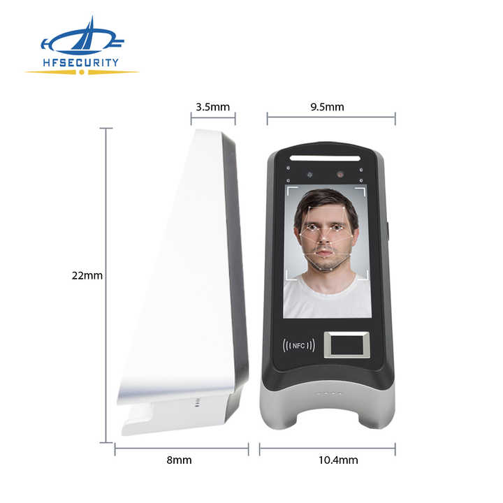 HFSecurity X05 AI Face Recognition Camera Biometric NFC Fingerprint Security Time Attendance ...