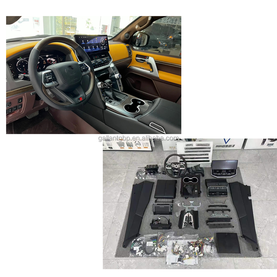 Land Cruiser LC200 To LC300 Interior Upgrade Kit LCD Screen Steering ...