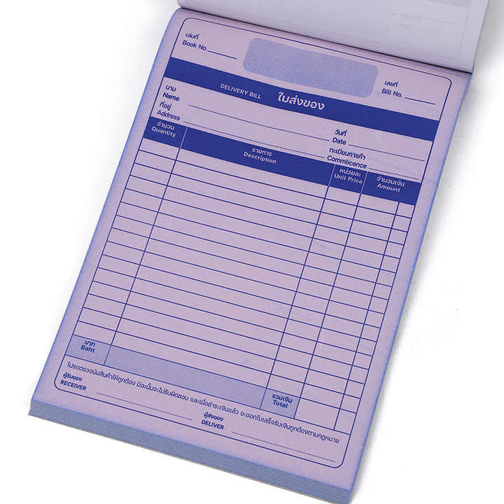 Custom Thank You Receipt Book Custom Book Personalized Duplicate ...