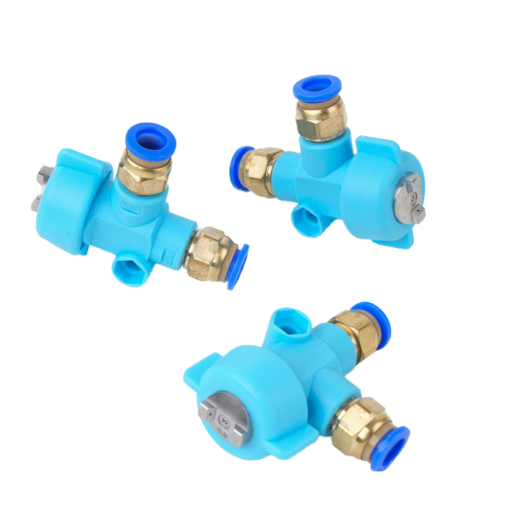 Efficient Mini Two Fluid Atomizing Nozzle Plastic Air Assisted Atomizer ...