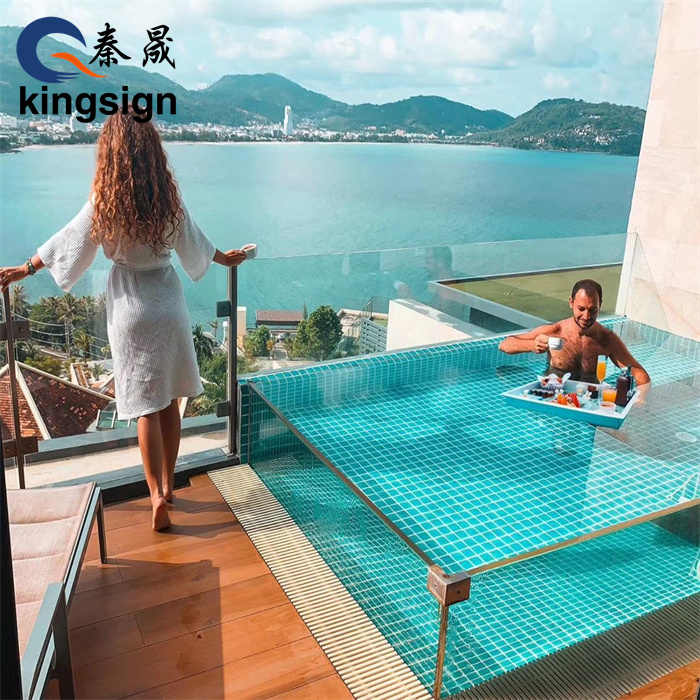 Kingsign Transparent Plexiglass Sheets for Outdoor Infinity Swimming ...