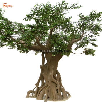 Custom Outdoor Plastic Big Tree House Artificial Tree House For Kids ...