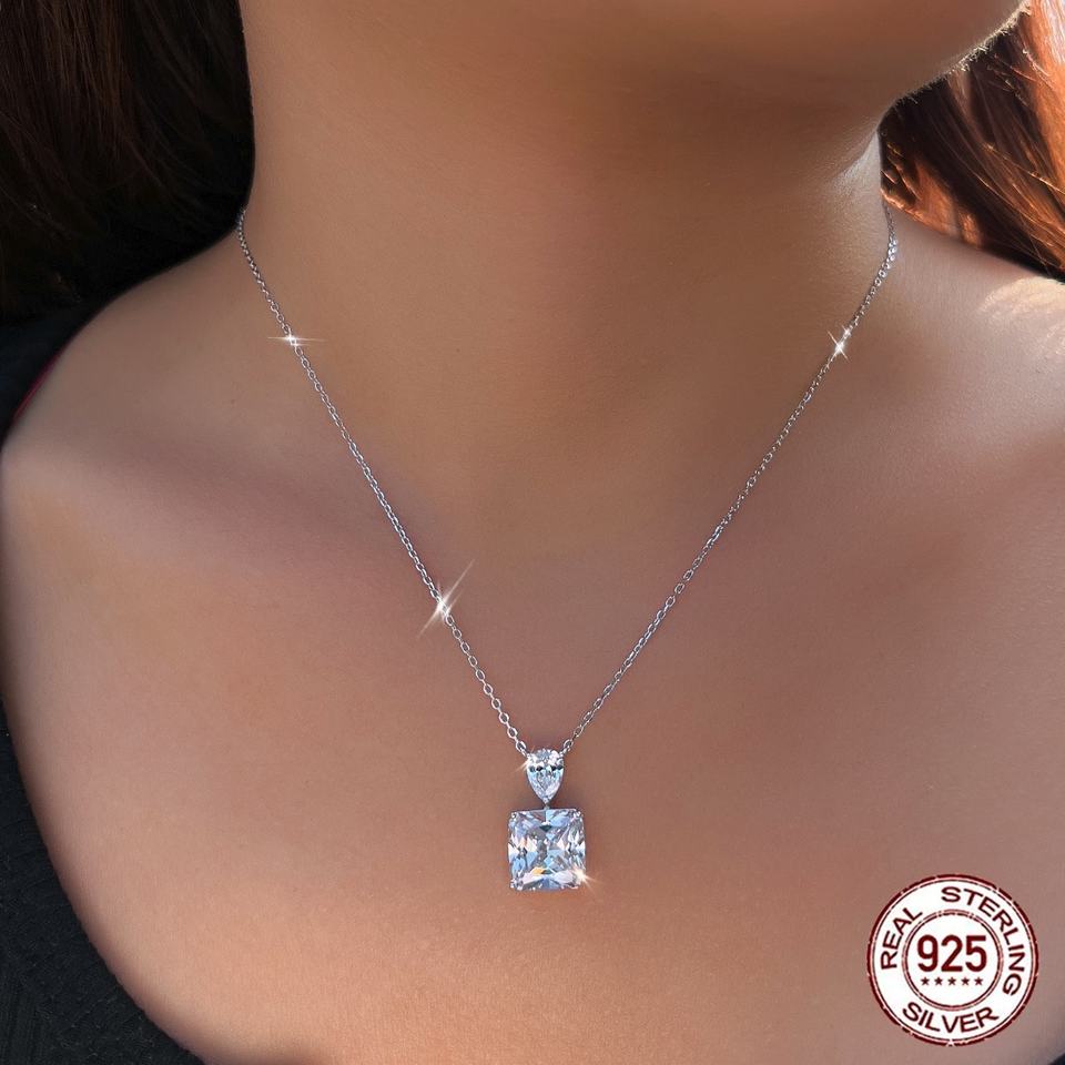 Ice Flower Cut Zirconia Pendant Necklace| Alibaba.com