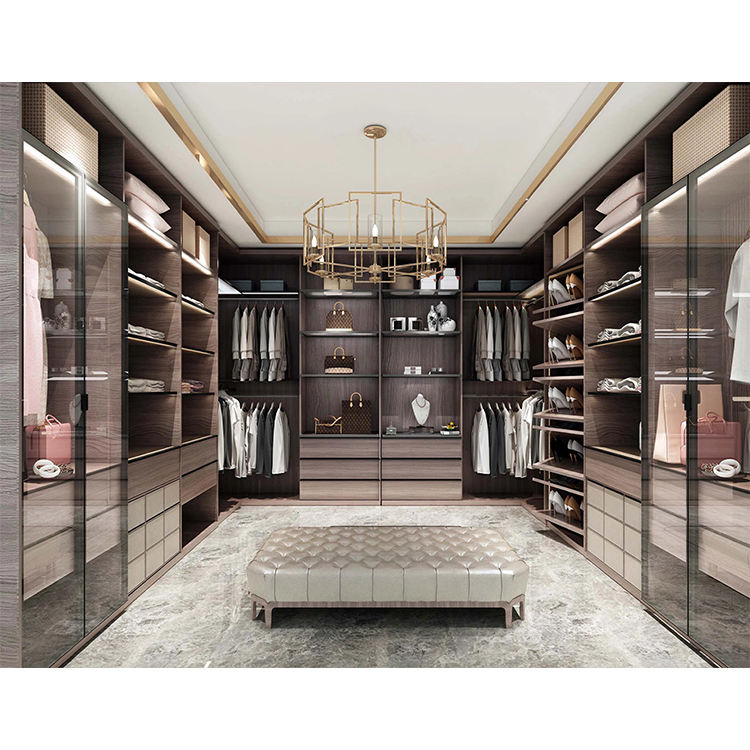 Aluminium Walk In Closet - Penyimpanan Bergaya & Fungsional