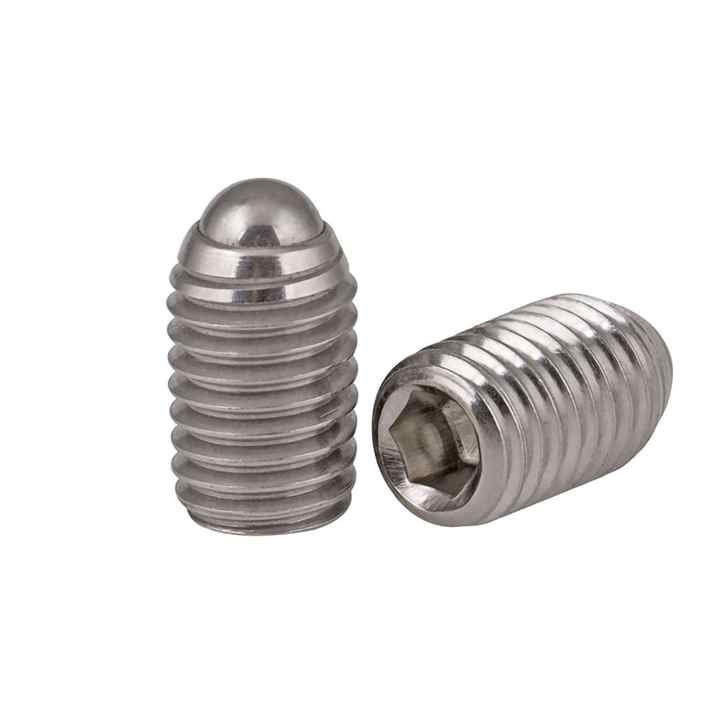 M3 to M16 Hex Socket Spring Ball Plunger Grub Point Set Screw Bolt 304 ...