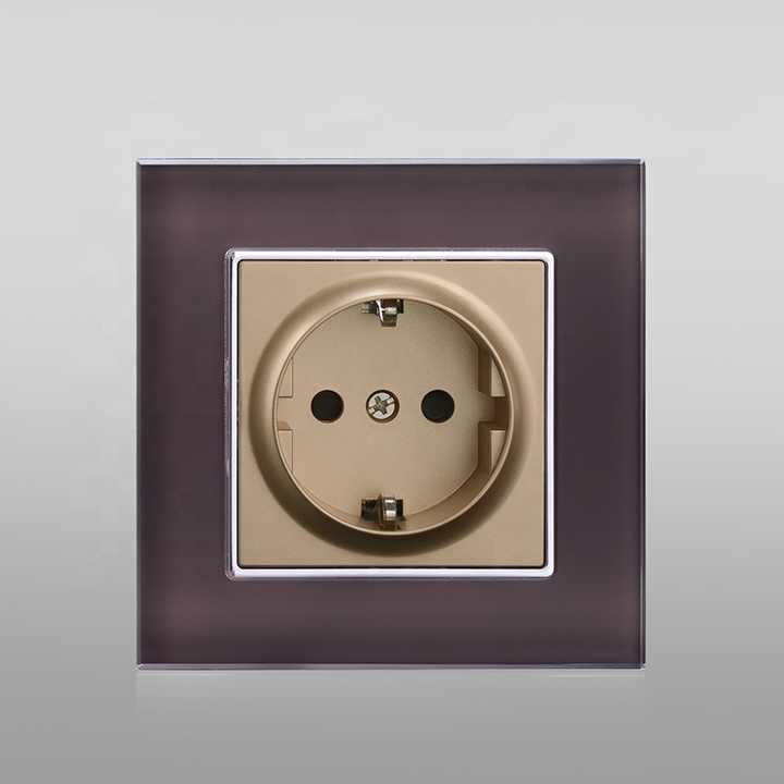 European 16A Schuko Power Switched Socket Nice Design Wall Outlet ...
