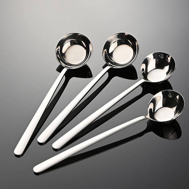 316l Stainless Steel Deepened Thickened Flat Bottom Dining Spoon Modern ...