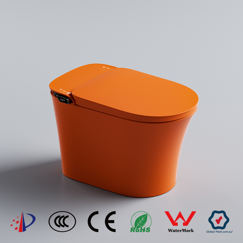 Modern One Piece Smart Toilet Automatic Dual Flush S-Trap Floor Mounted ...