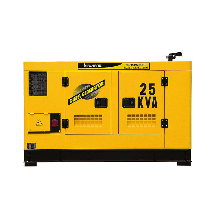 Hi Earns GF2-25KVA Four Cylinder Single Phase Generator 220v diesel ...