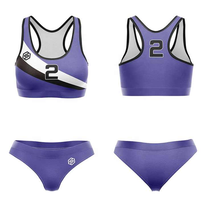 Custom Girl Beach Volleyball Bra Jersey Fashion Women's Uniforms