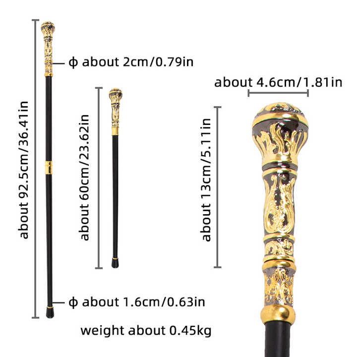 Elegant Walking Sticks - Perfect for Men's Party Decor