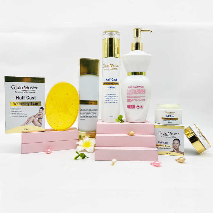 Gluta Master Half Cast Skincare Set - Strong Whitening with Vitamin C ...
