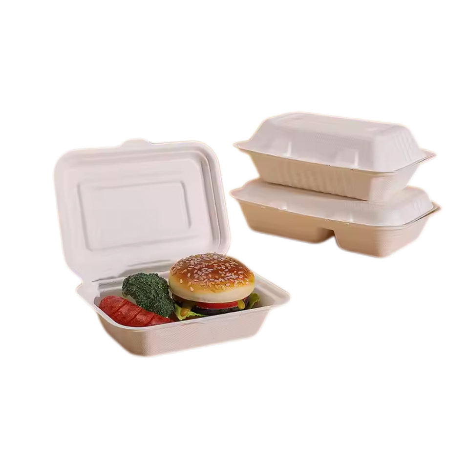 Biodegradable Corn Starch Tableware Disposable Food Containers Takeaway ...
