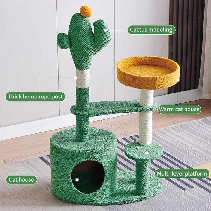Luxury Cat Tree - Modern Climbing Fun for Multiple Cats