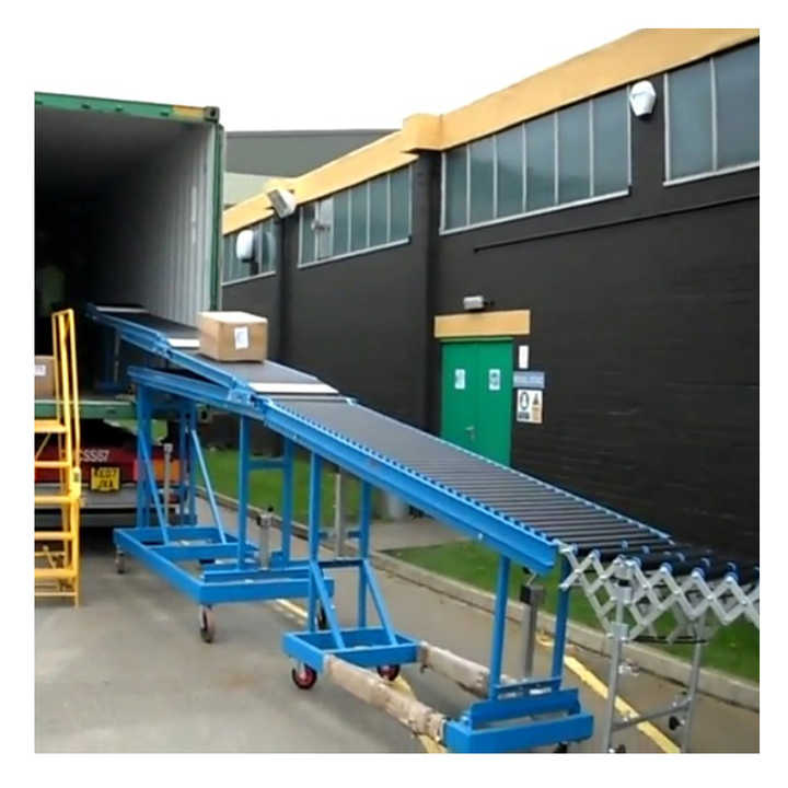 Gravity Truck Loading Conveyor - Flexible & Durable