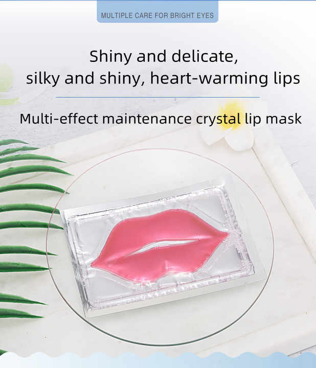 Jiajie Skin Private Label Wholesale Lip Lightening Mask Sheet Crystal ...
