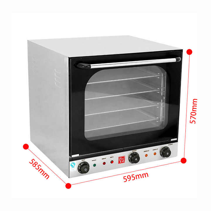 Hot Blast Double Fan Electric Oven with Timing Spray for Baking Bread ...