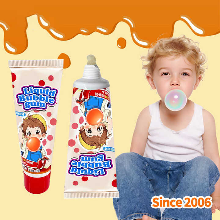 Halal Snacks Toothpaste Chewing Gum Liquid Candy Bubble Gum Candy ...
