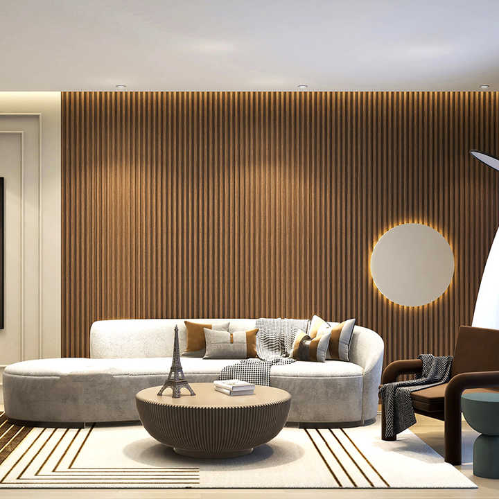 Luxury Villa Hotel Lobby Office Apartment Background Wall Board Grille ...