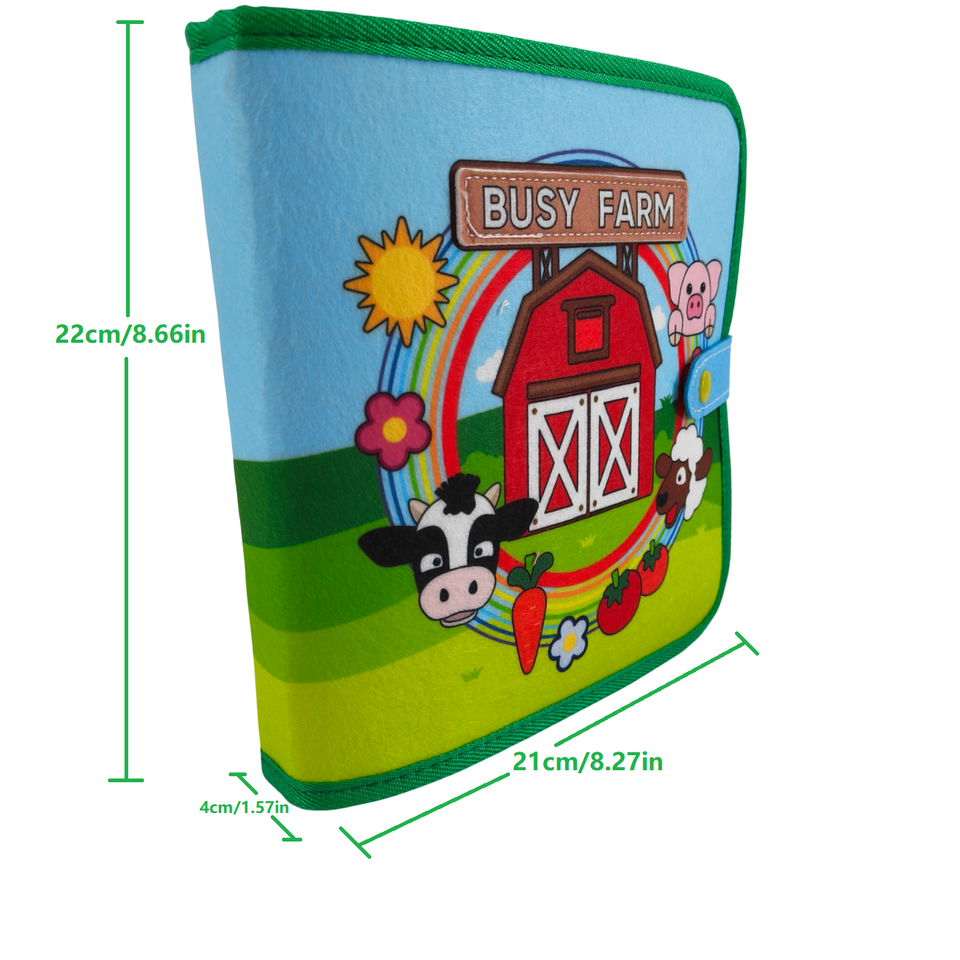 2026 Wholesale Portable Preschool Toddlers Felt Farm Busy Board ...