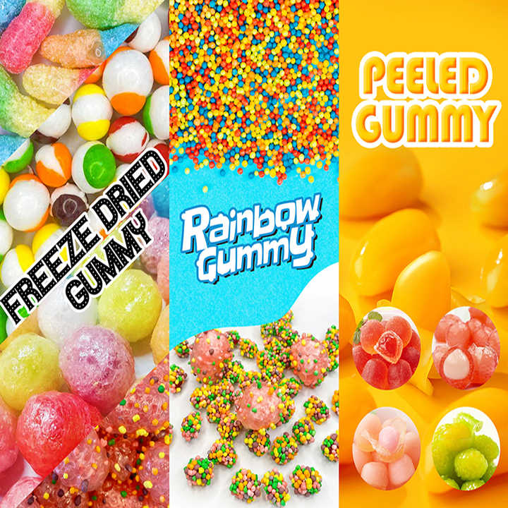 Wholesale Custom Halal Chinese Bulk Sweet Sour Flavor Jelly Gummy ...