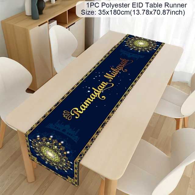 2025 Islamic Muslim Ramadan Party Supplies Eid Mubarak Decoration Table ...