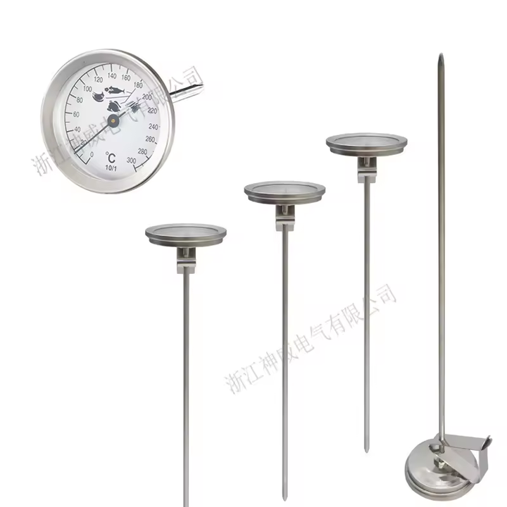 SW Stainless Steel Fast Read Kitchen Dial Thermometers, with Long Probe ...
