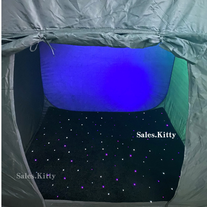 1*2m Sensory Room Mat Light Color Changing Fiber Optic Star Carpet ...