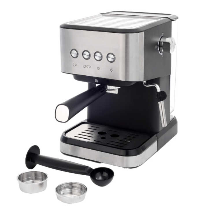 15 Bar Pump Espresso & Cappuccino Maker Digital Touch Screen Semi ...