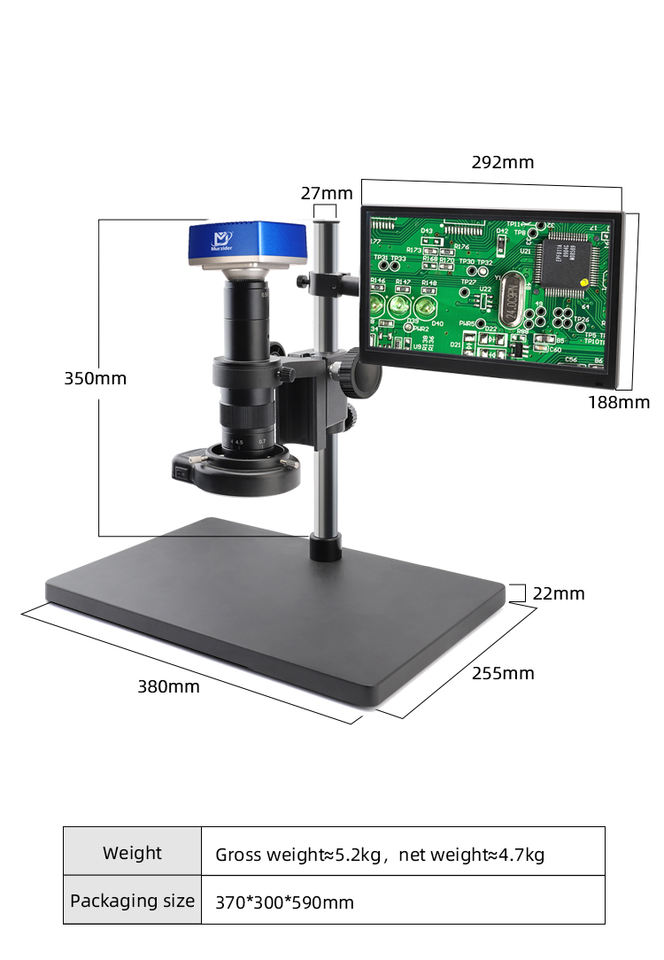 MSD410-4K-11.6YT Industrial Digital Microscope for Precision