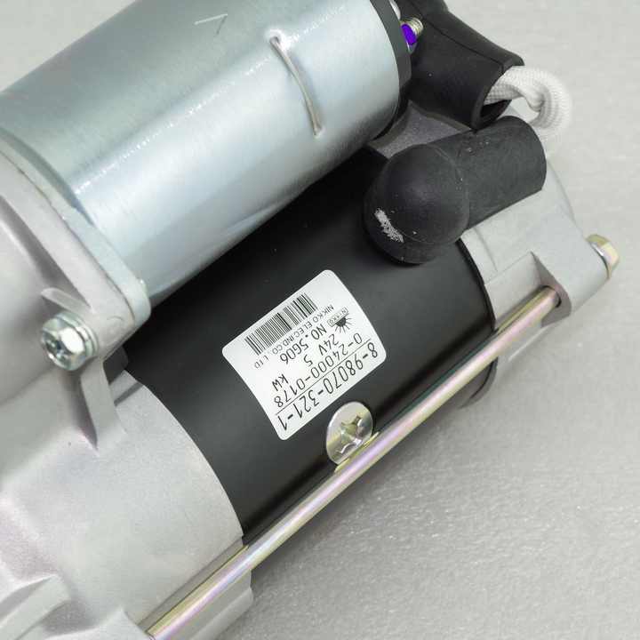 24V 5.0KW NIKKO Starter for ISUZU Heavy Duty 4HK1 Engines