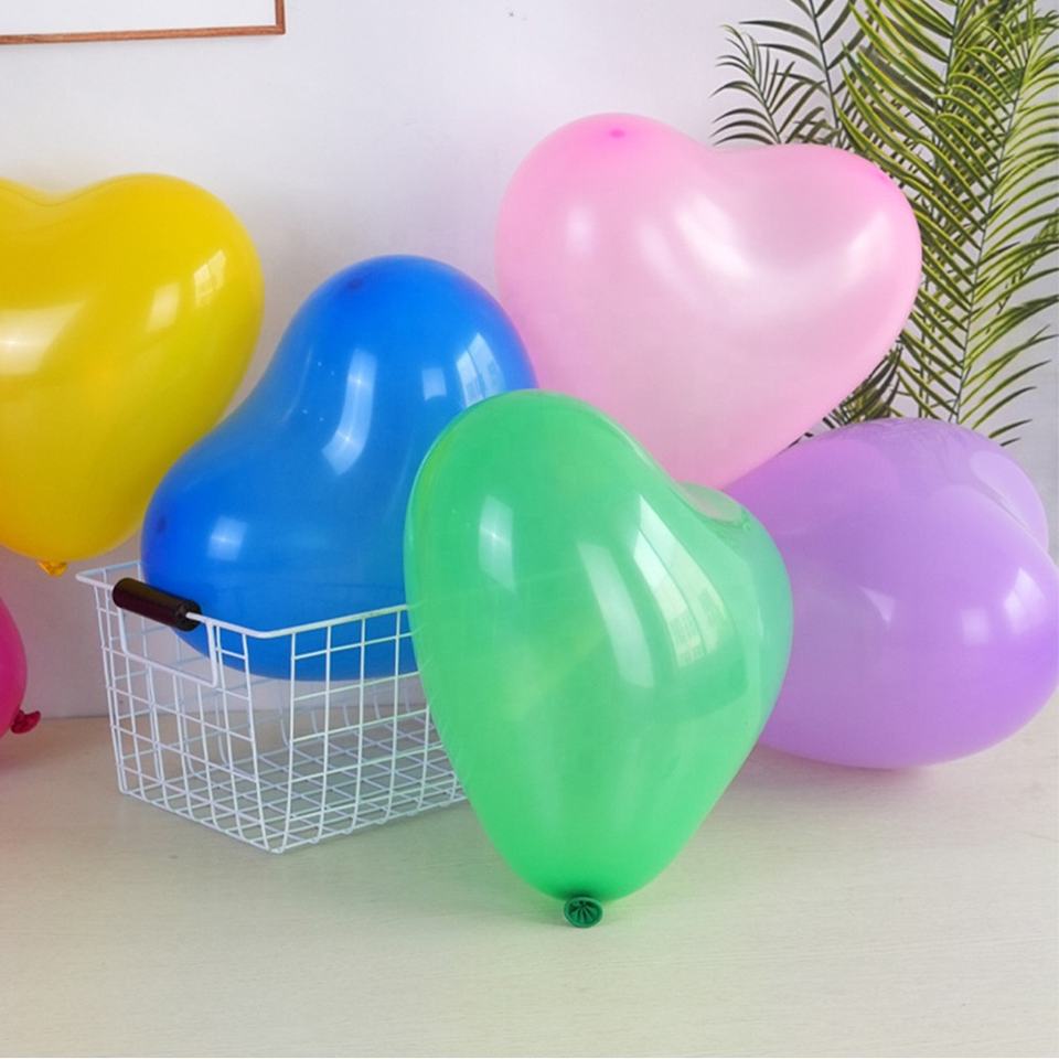 Heart Shape 10inch Latex Balloon Happy Valentine's Day Wedding ...