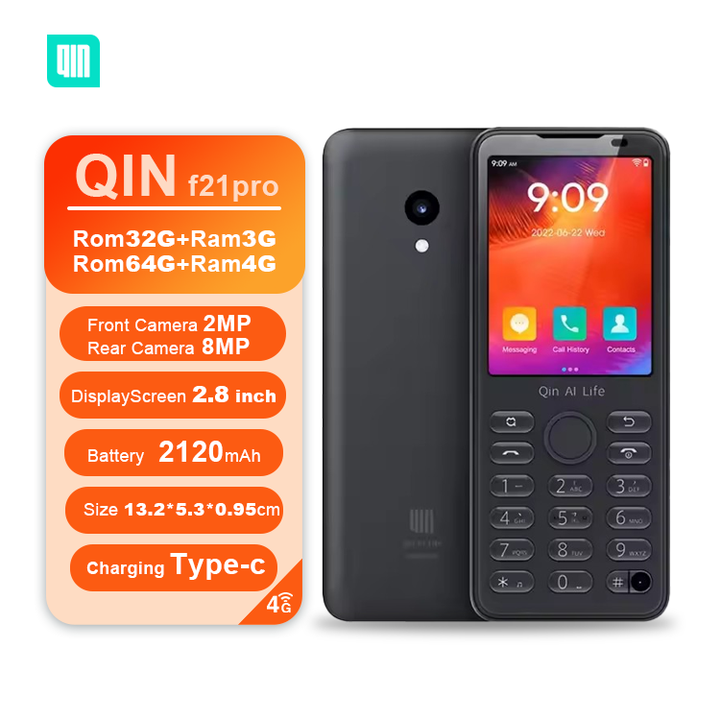 Global Version Qin F21 Pro 4G Android 11 Touch Screen Button Smartphone ...