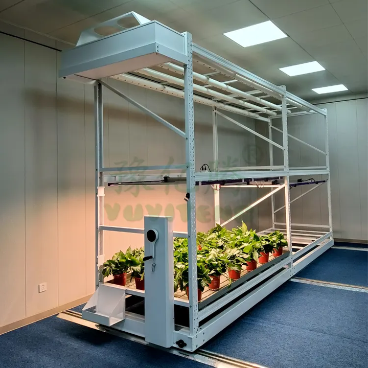 Indoor Farming Hydroponics Ebb Flow Rolling Benches Flood Table System ...