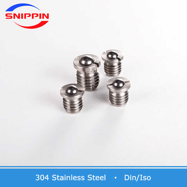 Positioning Beads 304 Stainless Steel Thread Flange Spring Ball Plunger ...