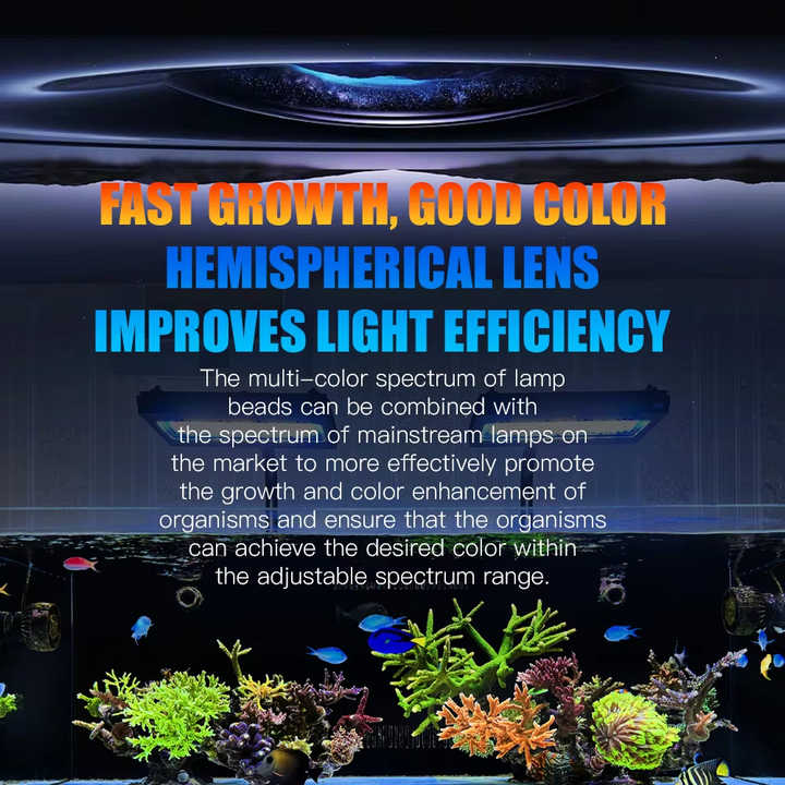 A8Pro Coral Light with Meanwell Power Supply 240W Full Spectrum WiFi Coral Reef LED Light SPS ...