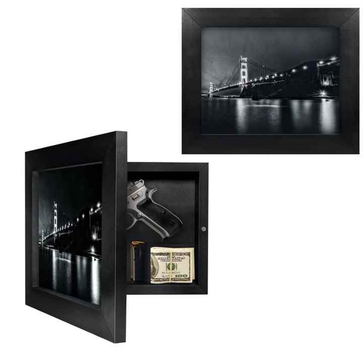 Custom Hidden Storage Cabinet Concealment Safe Shelf Wall Secret Decor ...