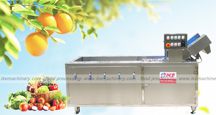 IKE Bubble Food Washing Machine With Conveying Function To Clean ...