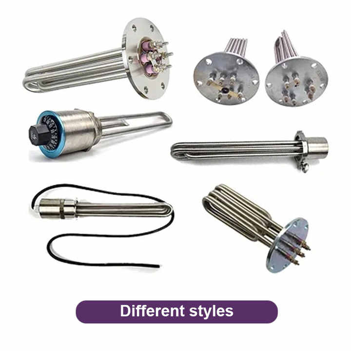 BRIGHT 2500W Stainless Steel Immersion Flange Water Tubular Heater 415V ...